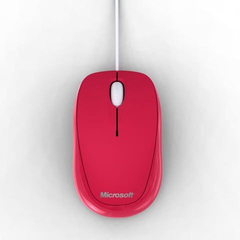 MICROSOFT Compact Optical Mouse 500- RED צבע אדום | ראם סמרטק (ראם יבוא ...