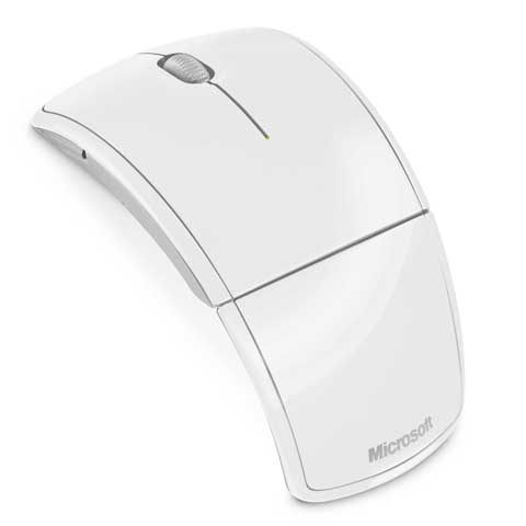 Microsoft® ARC mouse white | ראם סמרטק (ראם יבוא ושיווק מחשבים )